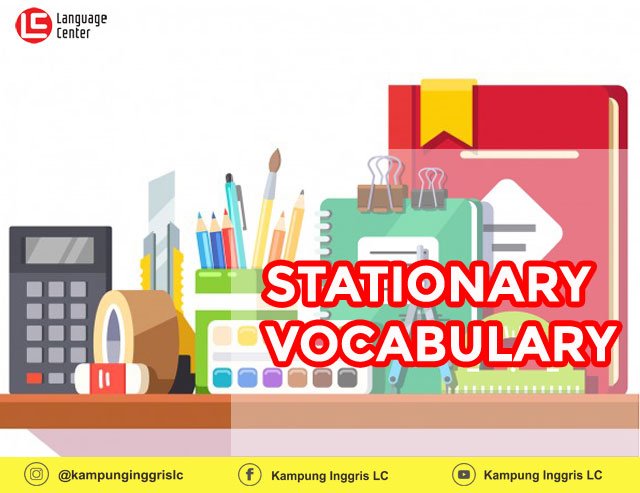English Vocabulary: VOCABULARY OF STATIONARY