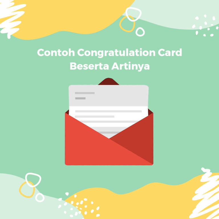 20+ Contoh Congratulation Card Beserta Artinya